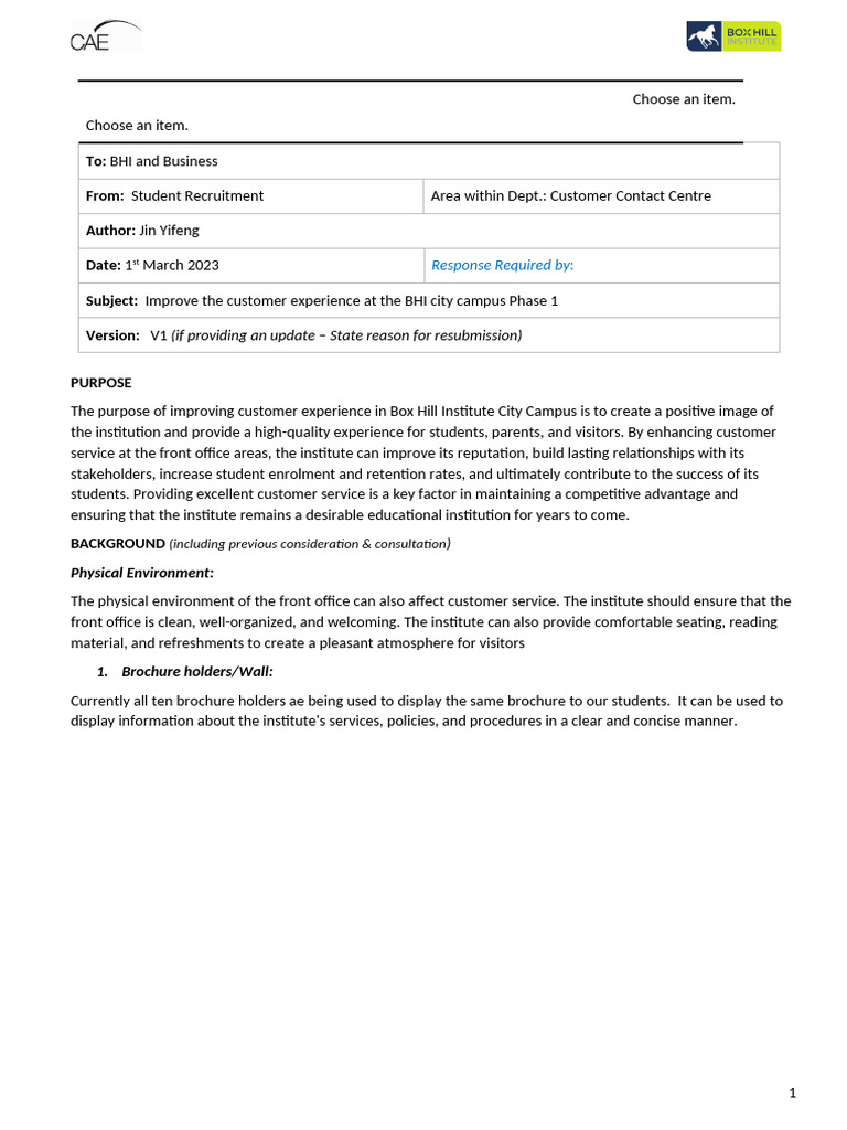 City Campus Business Case Proposal Phase 1 | PDF | Accessibility | Desk