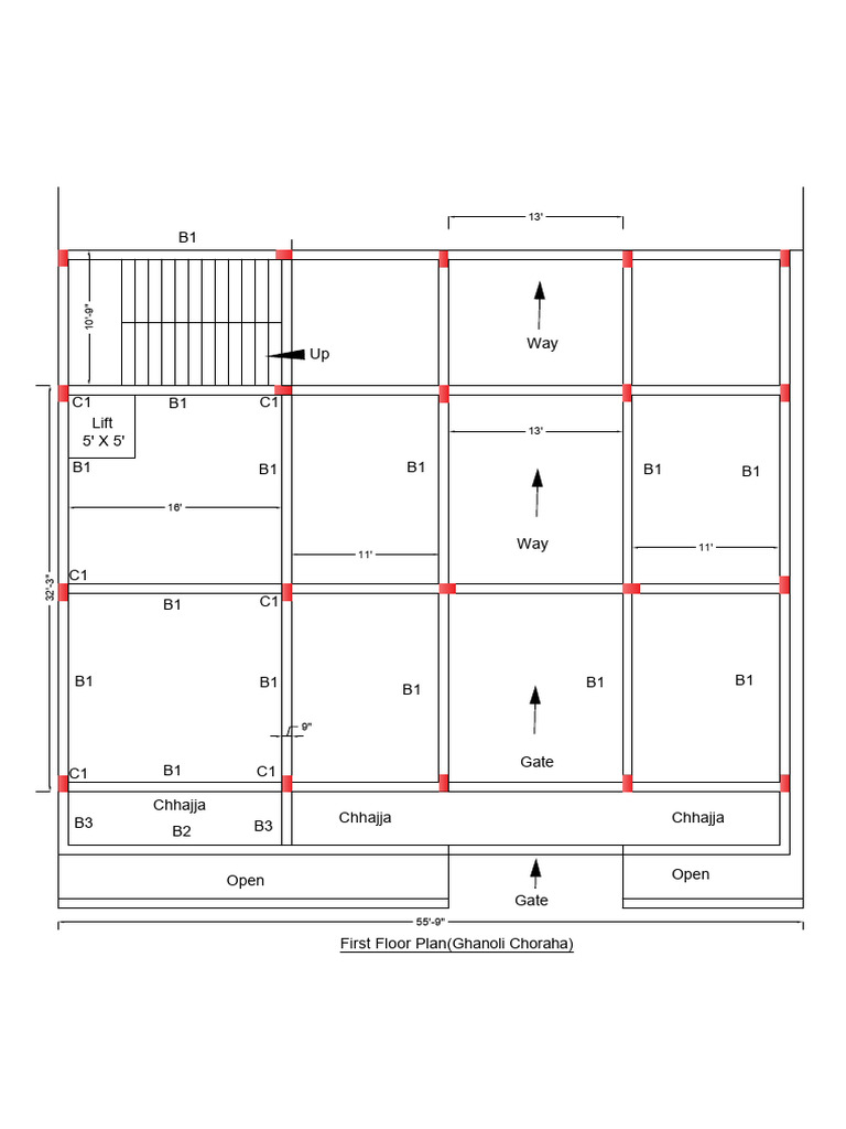 GF Plan Ghanoli Choraha | PDF