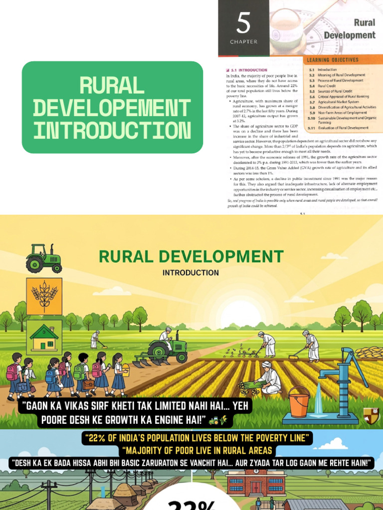12 Cbse Economics Ied CH 5 Rural Developement PDF | PDF | Economies | Economics