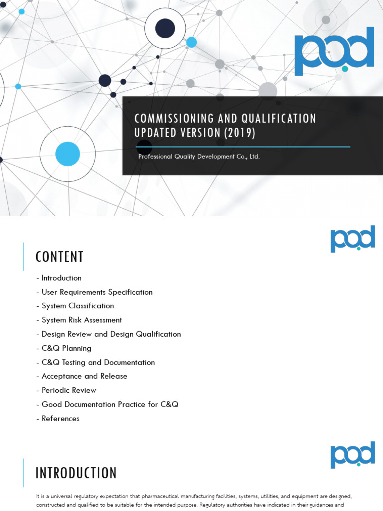 Commissioning and Qualification Updated Version (2019) | PDF ...