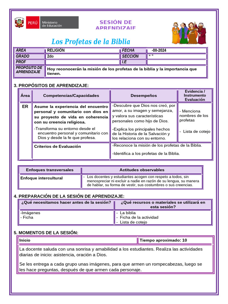 Misión de los Profetas en la Biblia | PDF | Dios | Aprendizaje