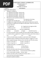Pulley System Aptitude Test Questions | PDF | Mechanical Engineering ...