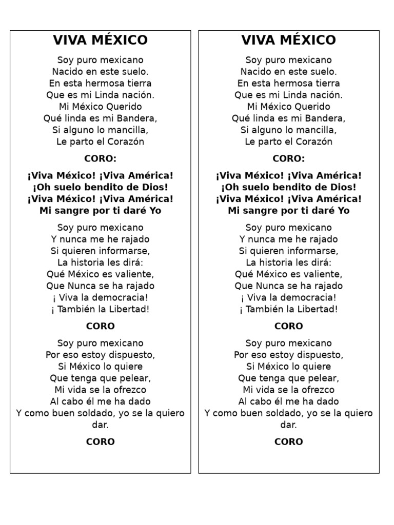 Corrido Viva Mexico | PDF