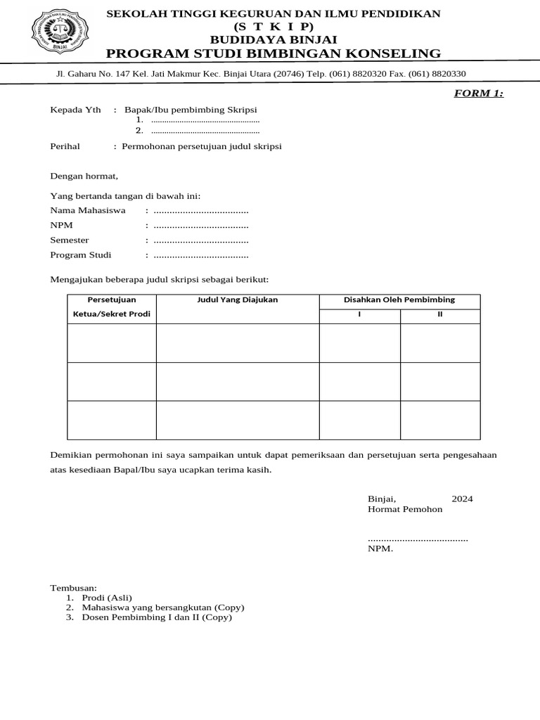 Persiapan Sempro Baru Ok | PDF