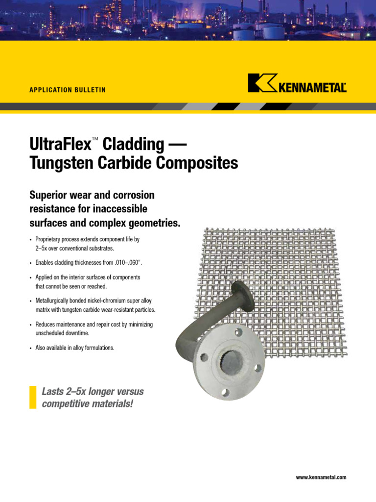 UltraFlex™ Tungsten Carbide Cladding | PDF | Tungsten | Nuclear Fuel
