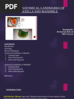 Maxillary Anatomical Landmarks for Dentures | PDF | Dentures | Tooth
