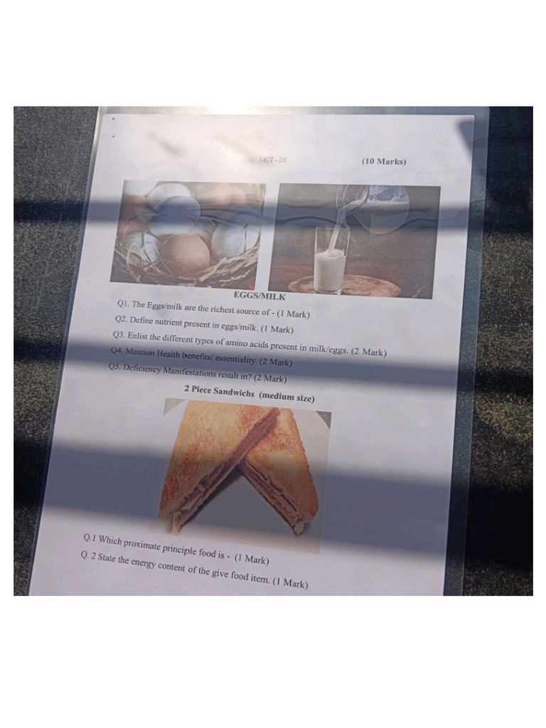 Biochemistry Nutrition Spotting Practical | PDF