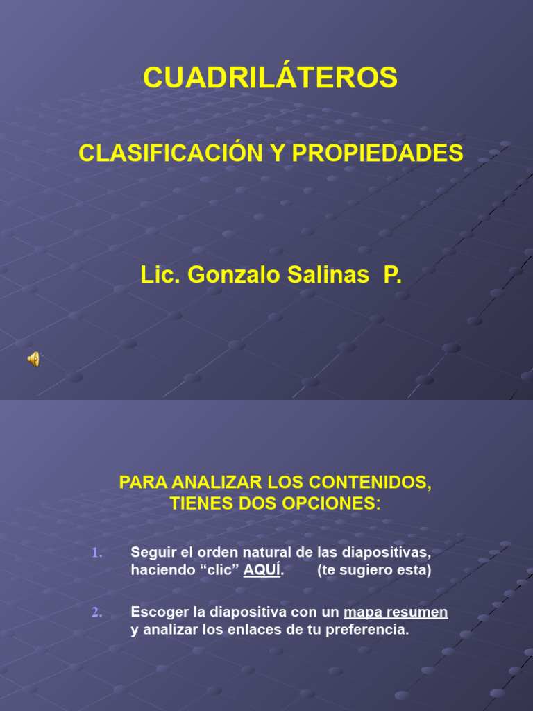 PRESENTACI-N 5 Definiciones y Propiedades Cuadrilateros.ppt | PDF | Geometría Convexa ...
