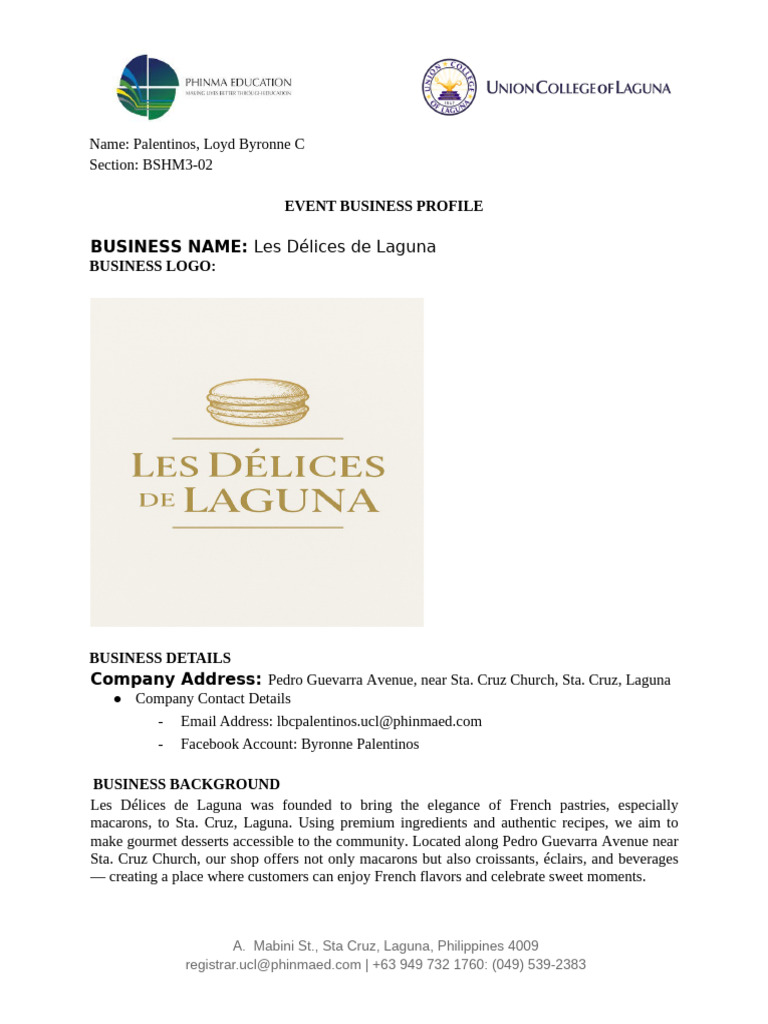 Business Plan 1 (BNW) | PDF