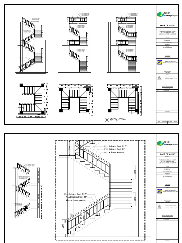 2d Railing Tangga | PDF