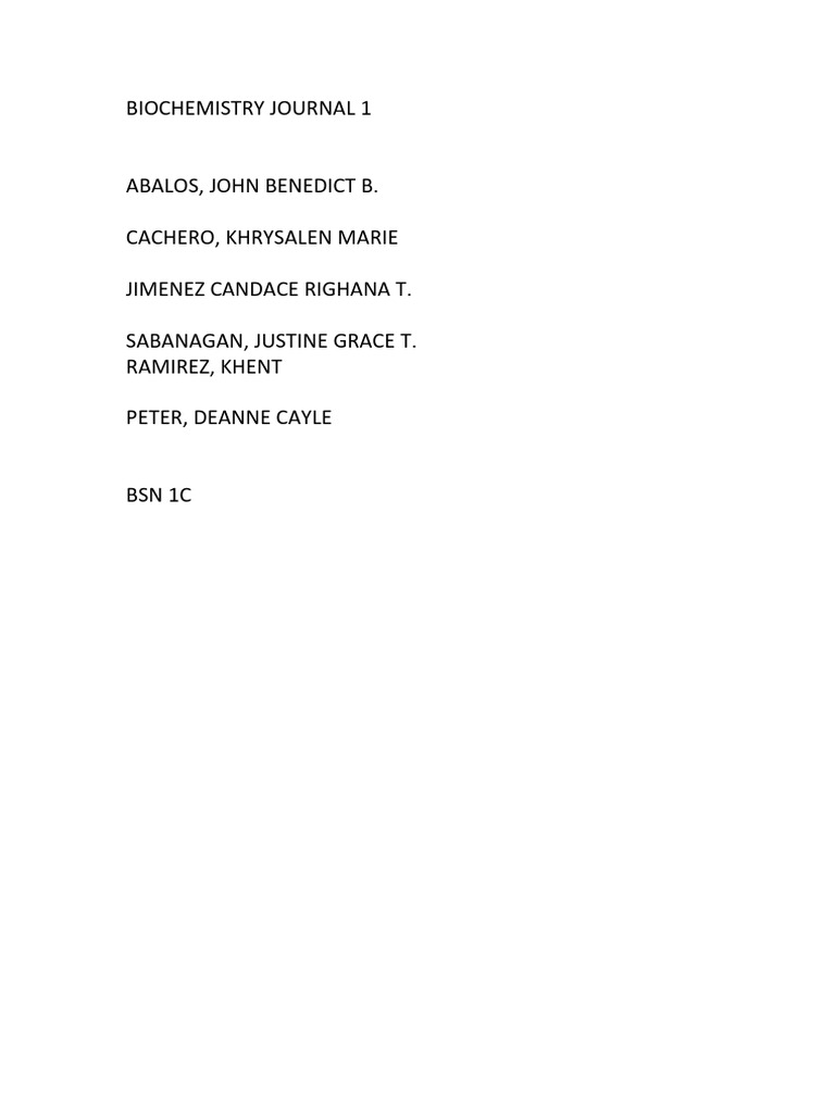 Group 1 BSN 1 C | PDF