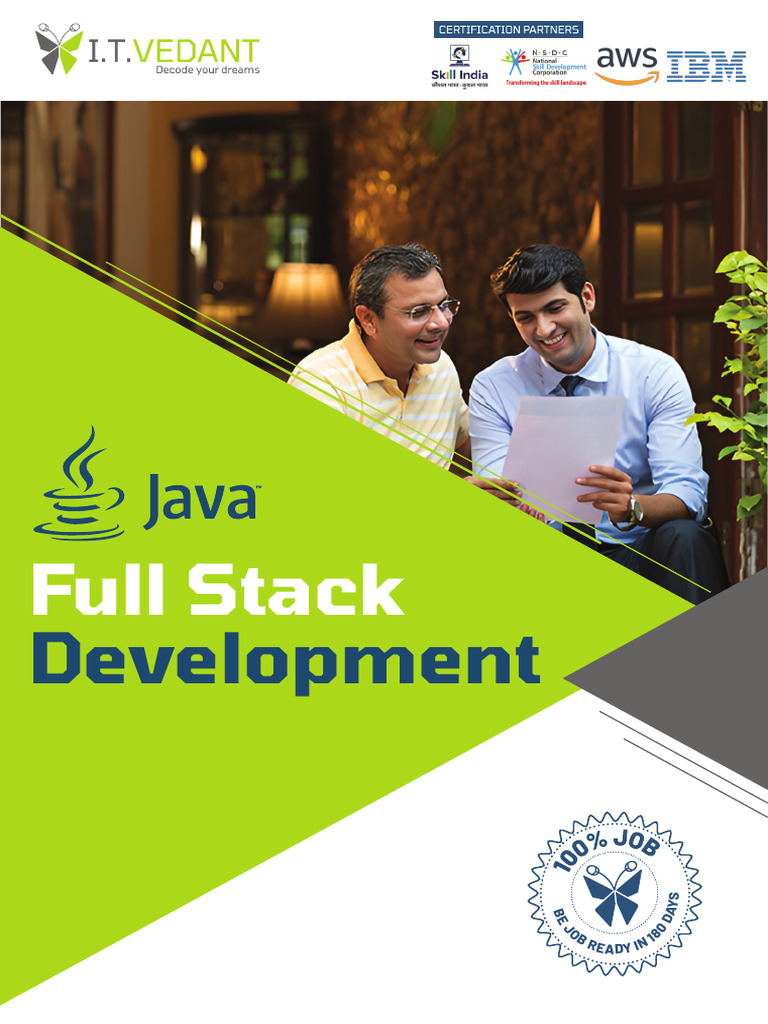 ITV Brochure V9.0 - Java FullStack | PDF | Java Script | Html