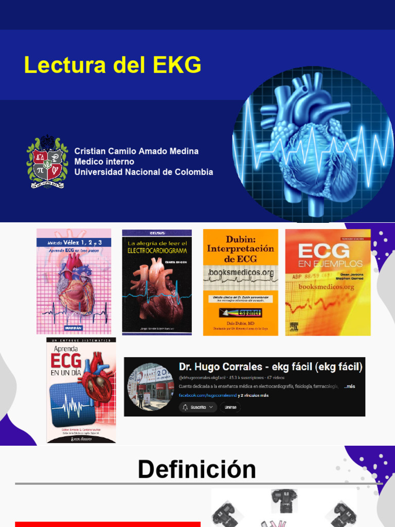 Guía Completa sobre Lectura de EKG | PDF | Angiología | Electrofisiologia