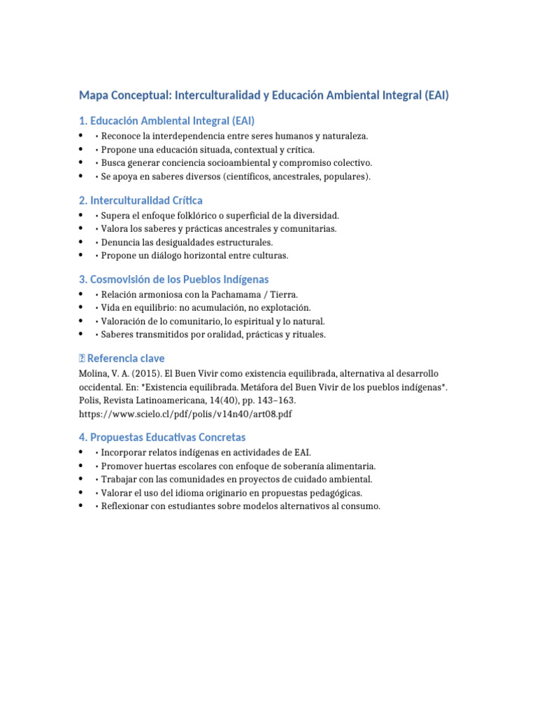 Mapa Interculturalidad EAI | PDF