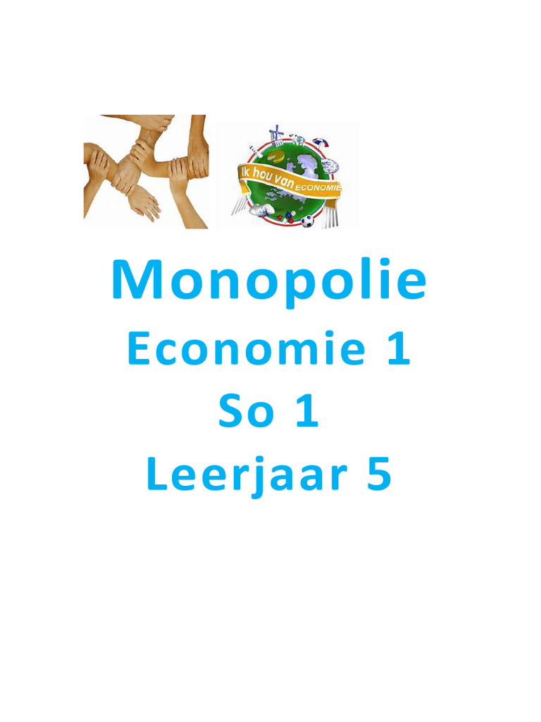 Monopolie - Economie 1 Voor HAVO 5 2020-2021 | PDF