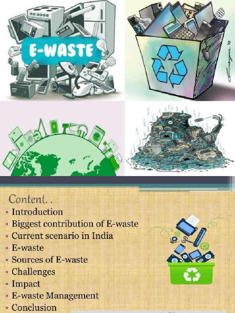 E-Waste Ppt Module 1 | PDF | Electronic Waste | Waste