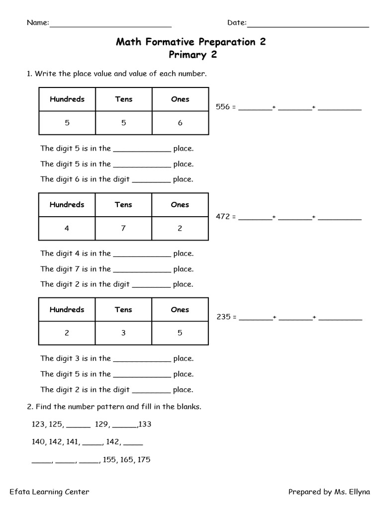 Formative Math 2 p2 | PDF