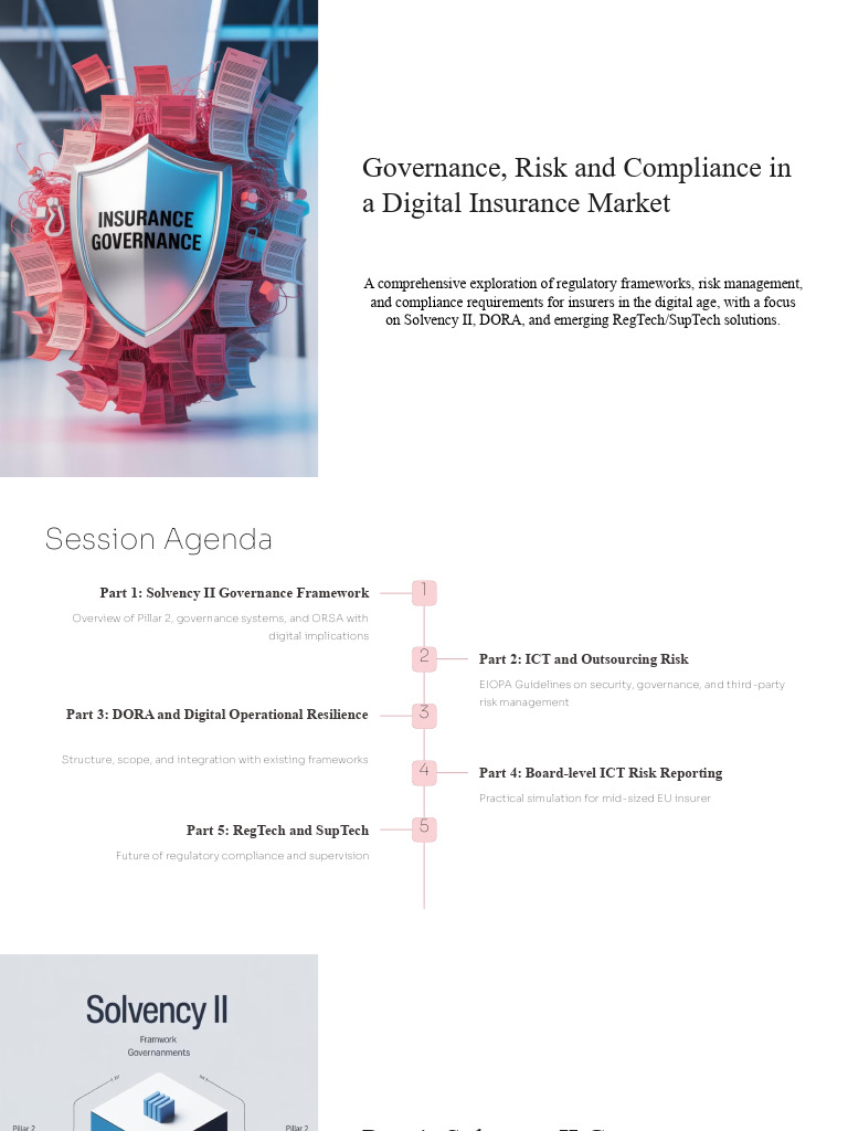 1 - Governance Risk and Compliance in A Digital Insurance Market | PDF ...
