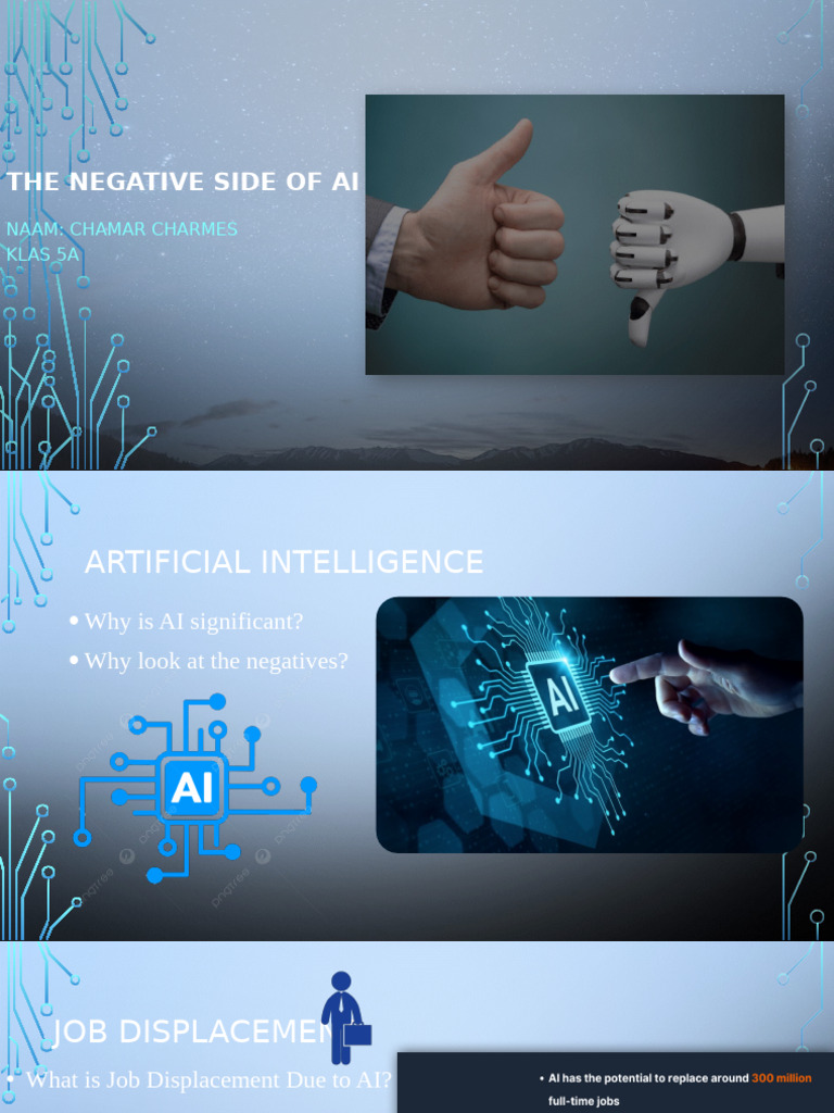 The Negative Side of AI | PDF