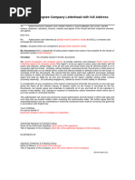 Container Guarantee Letter Template | PDF