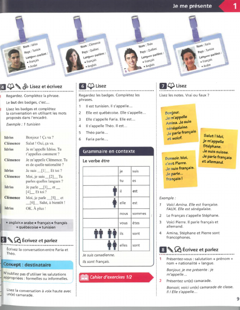 Je Me Presente | PDF