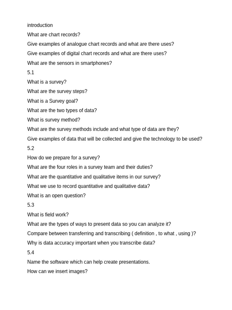 Understanding Chart Records and Surveys | PDF