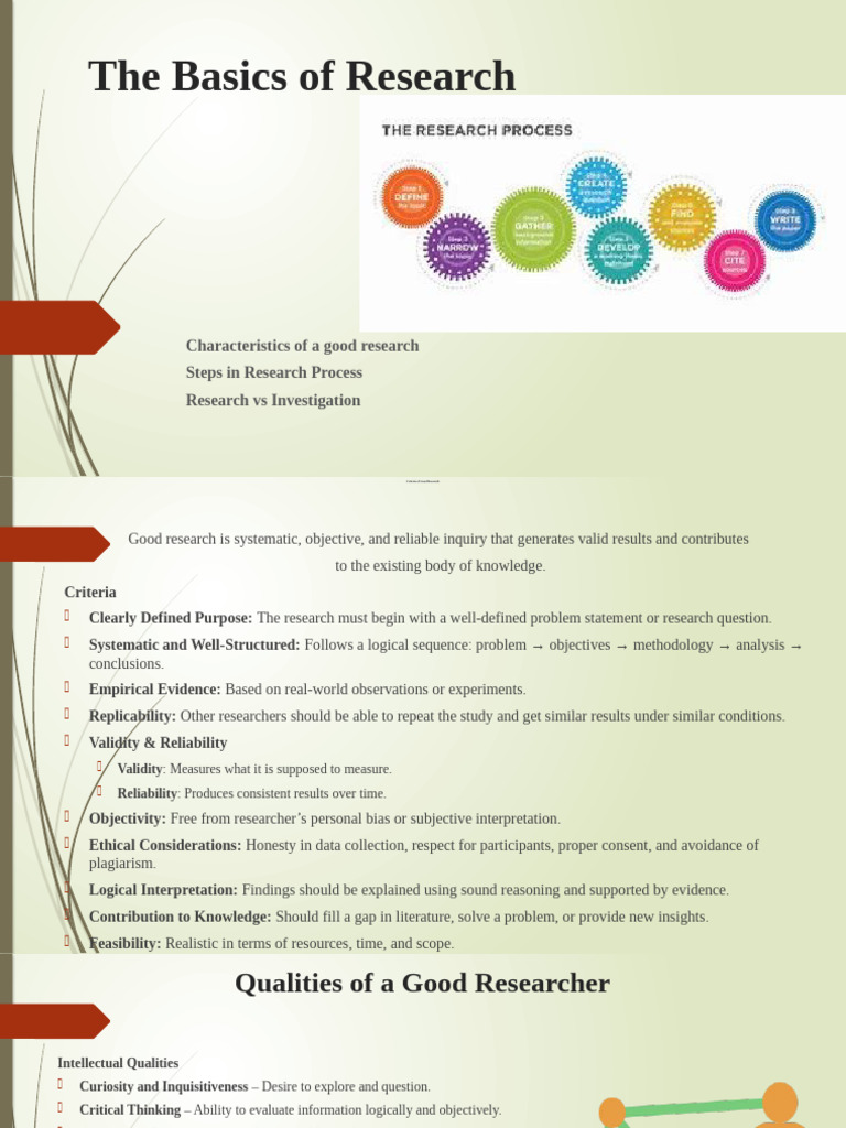 Essentials of Good Research Design | PDF | Artificial Intelligence ...