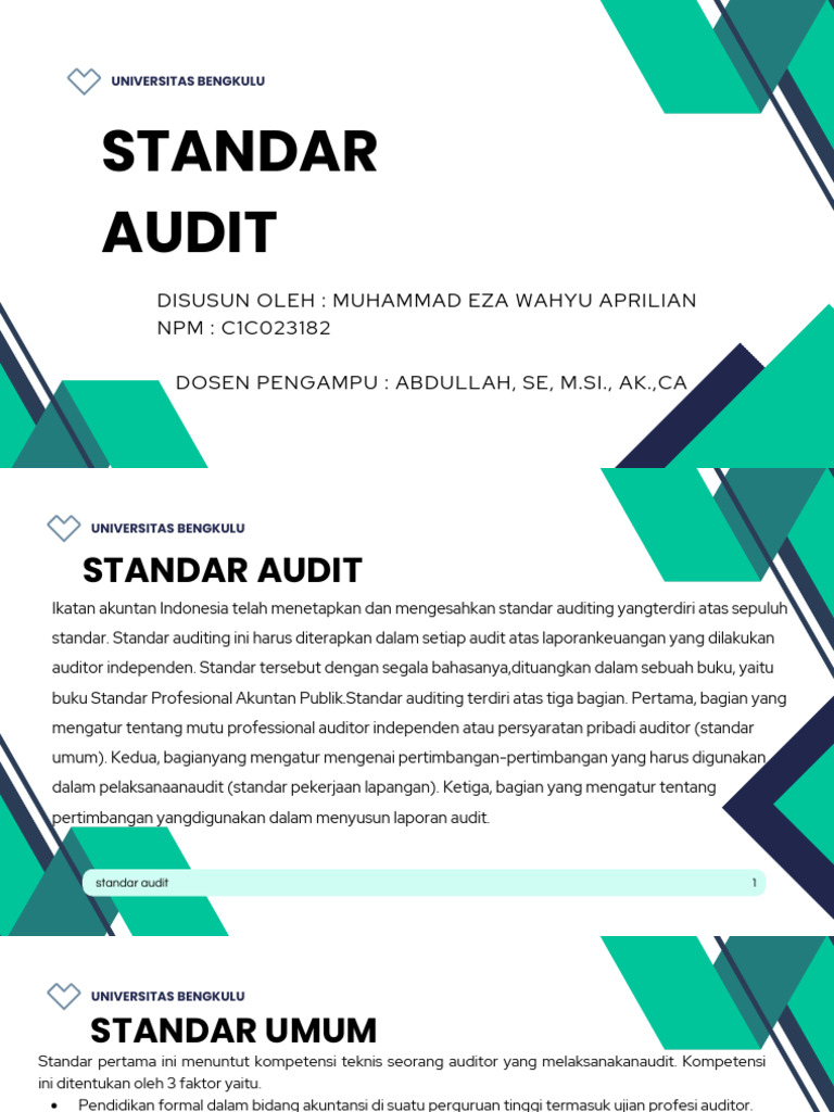 Standar Audit | PDF