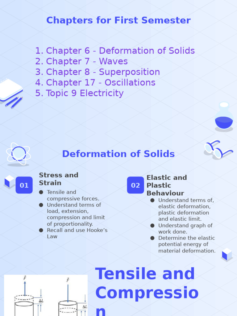 Chapter 6 - Deformation of Solids | PDF | Deformation (Engineering ...