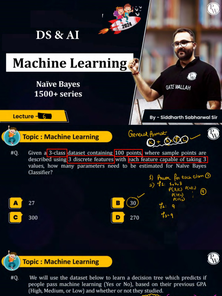 Machine Learning Machine Learning ML 06 Class Notes None | PDF ...