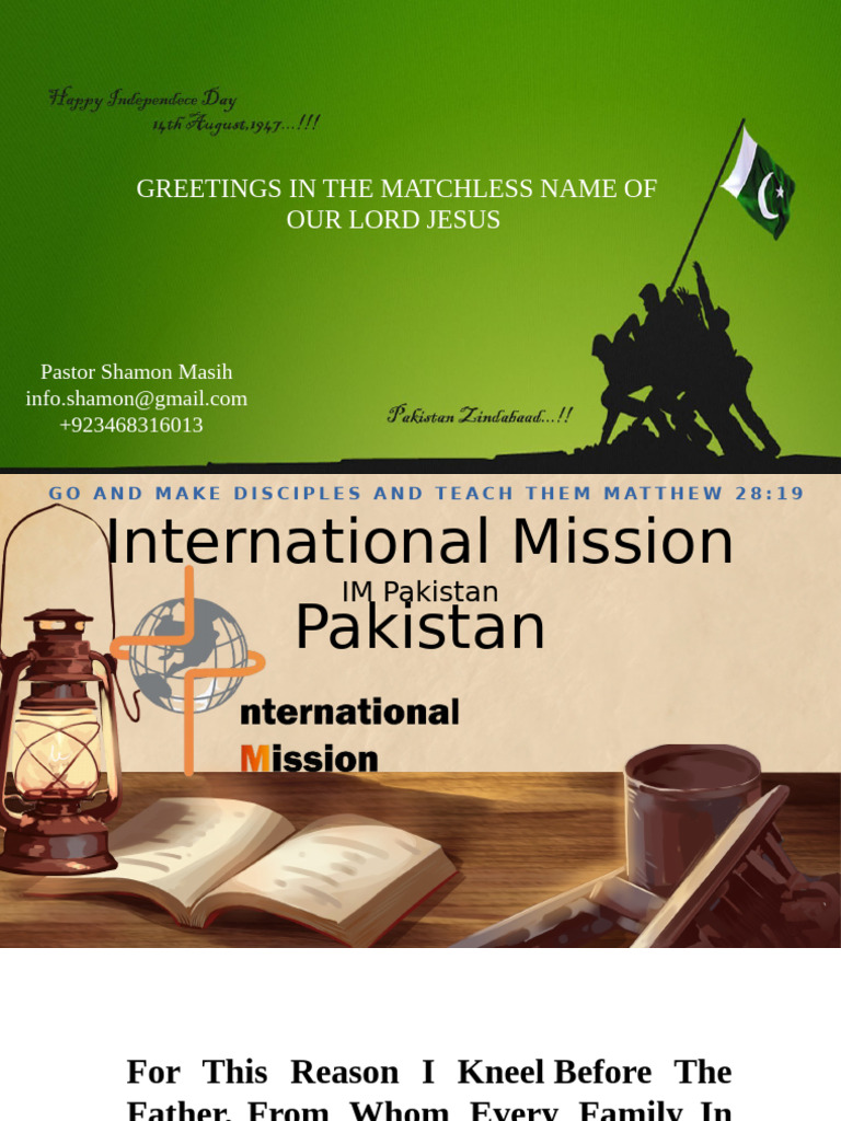 IM PAK July 26 Presentation | PDF | Prayer | Disciple (Christianity)