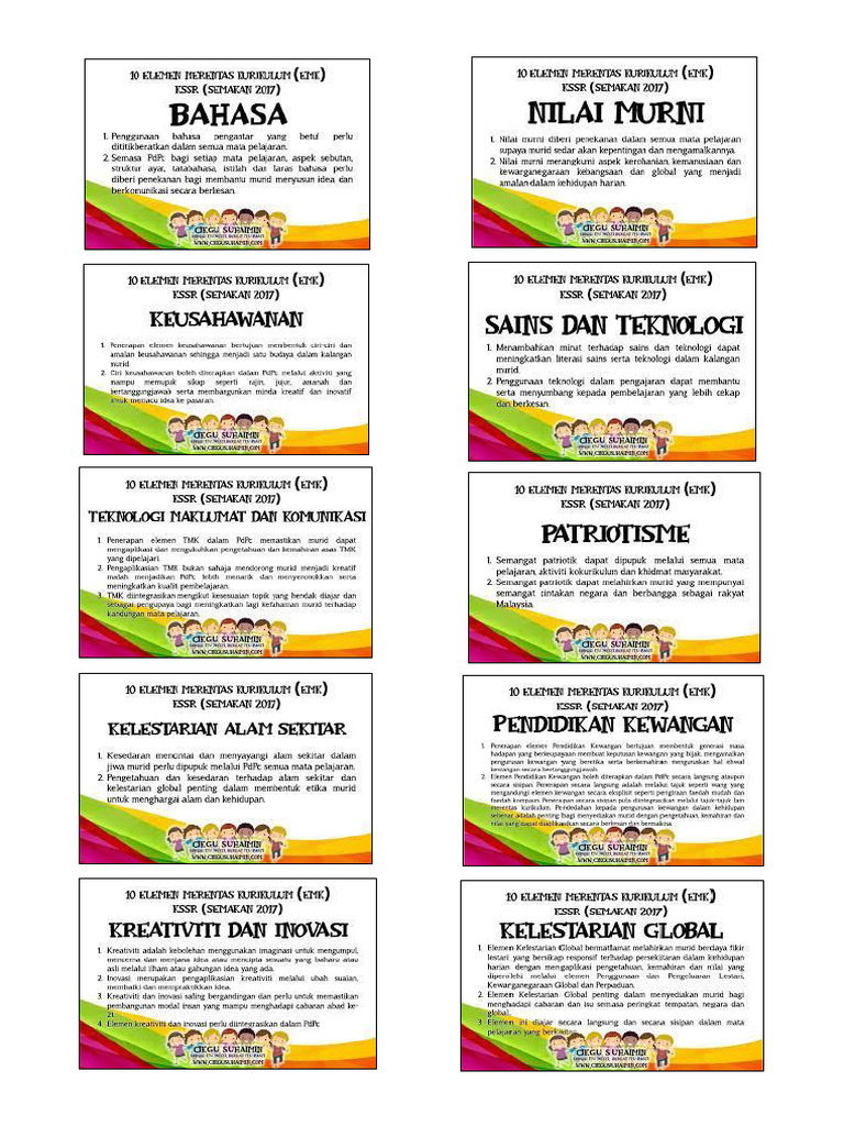 10 EMK Semakan KSSR 2017 | PDF