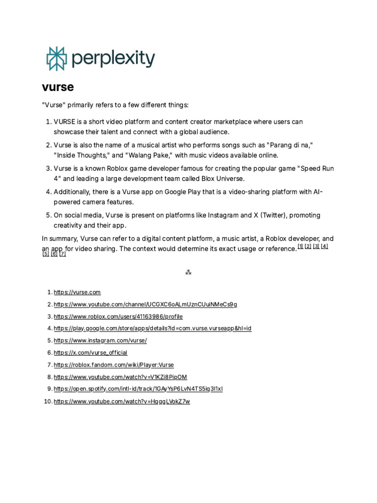 Vurse | PDF