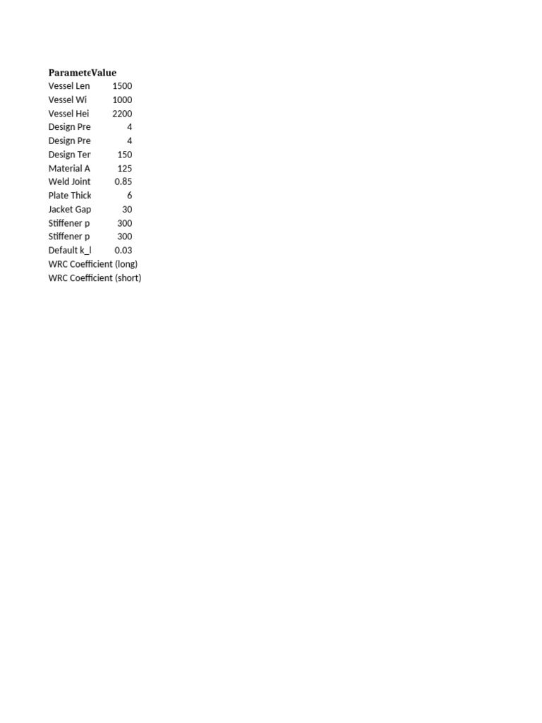 Rectangular Vessel Design | PDF