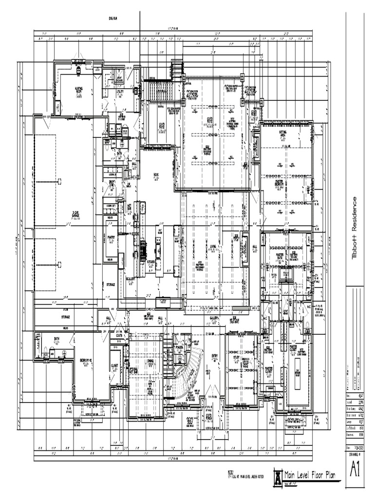 Tibbott Residence Architectural Plans | PDF