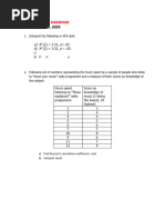 How To Report CHi-Square in APA Style | PDF | Chi Squared Test ...