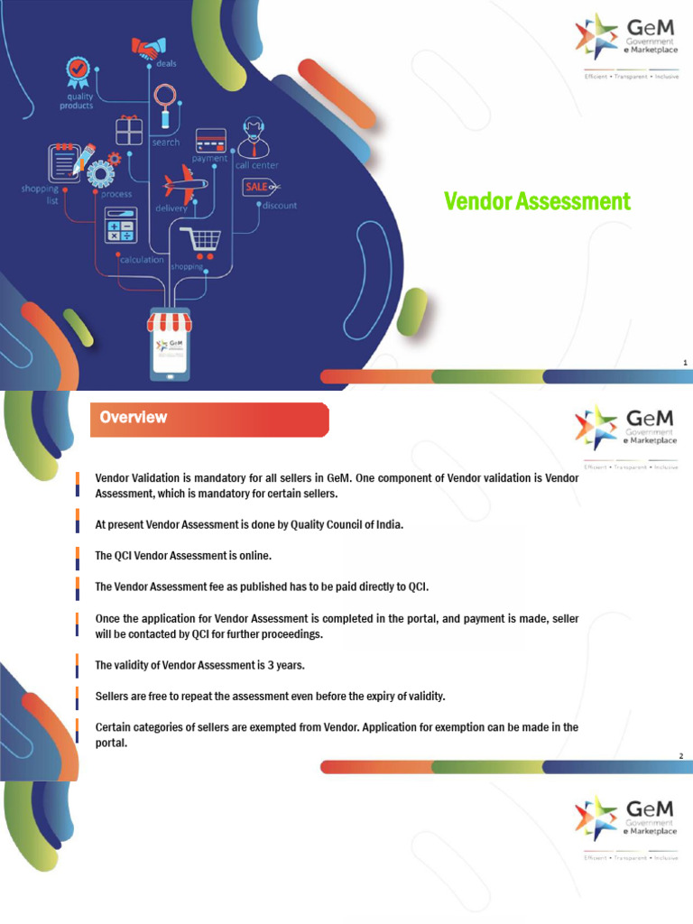 Vendor Assessment Process Overview | PDF | Software | Computing