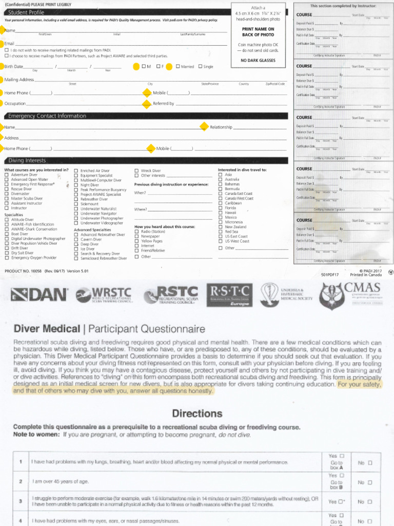 OW Student Forms | PDF