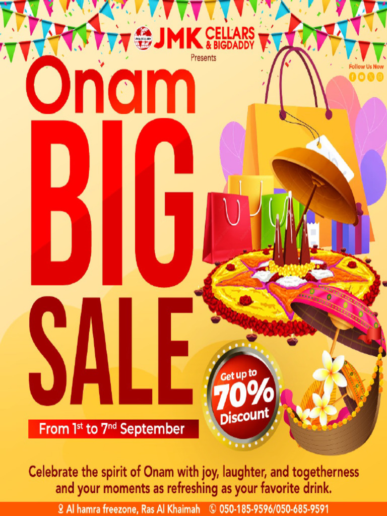 JMK Cellars ONAM BIG SALE | PDF