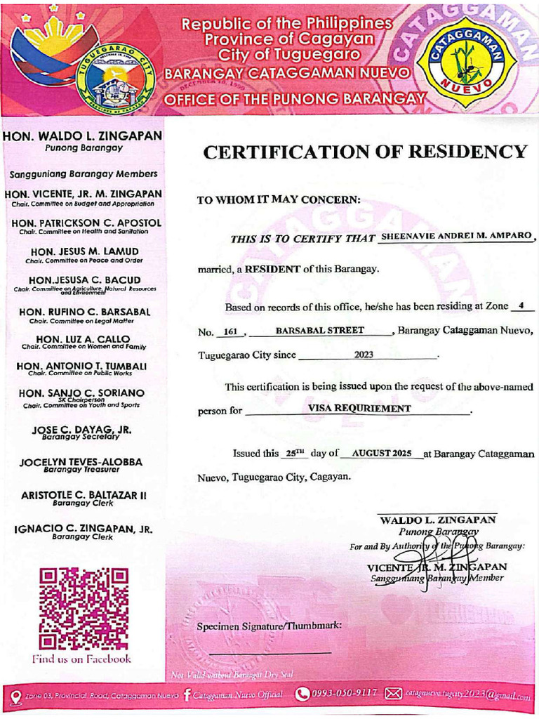 Begy Certificate | PDF