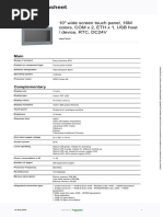 Schneider Electric - Easy-Harmony-ET6 - HMIET6400 | PDF | Touchscreen | Computing