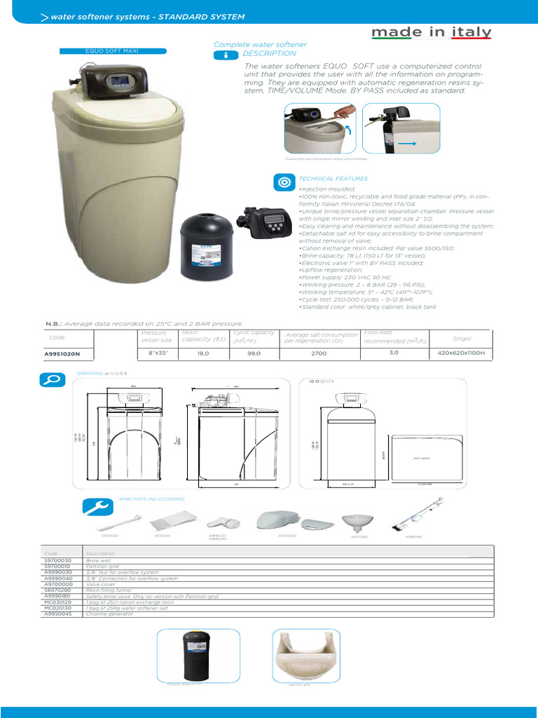 Central Water Filtration Solutions | PDF | Sodium Chloride | Ion Exchange