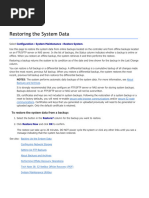 Backing Up and Restoring Configuration Files - NIOS Admin Guide - Infoblox Documentation Portal ...