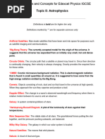 Astrophysics Overview and Key Concepts | PDF | Stars | Orbit