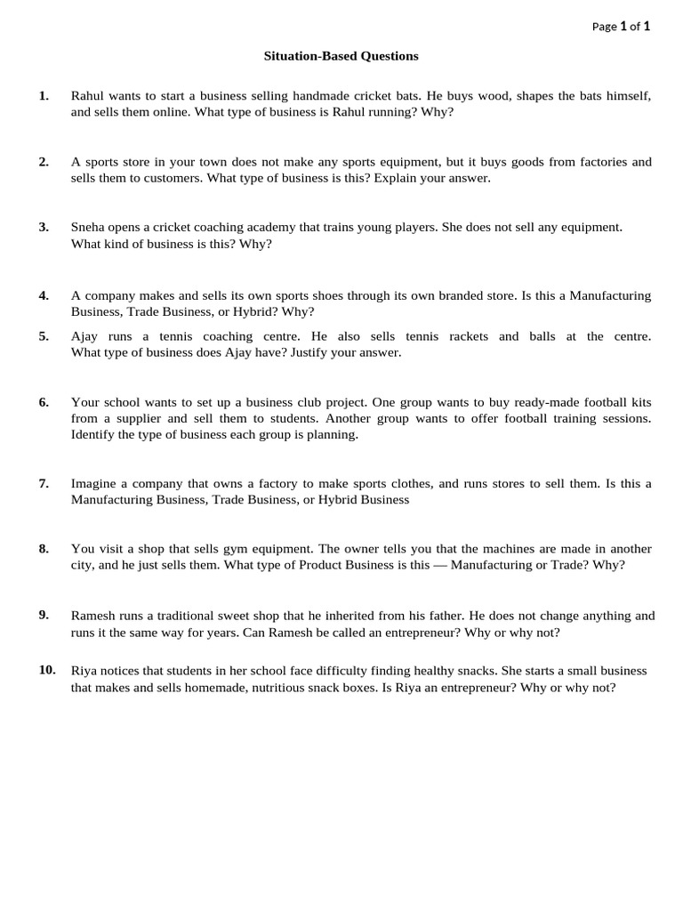 Types of Business Explained | PDF