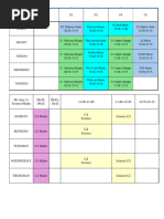 Teachers Time Table 2025-26 | PDF | Languages Of India