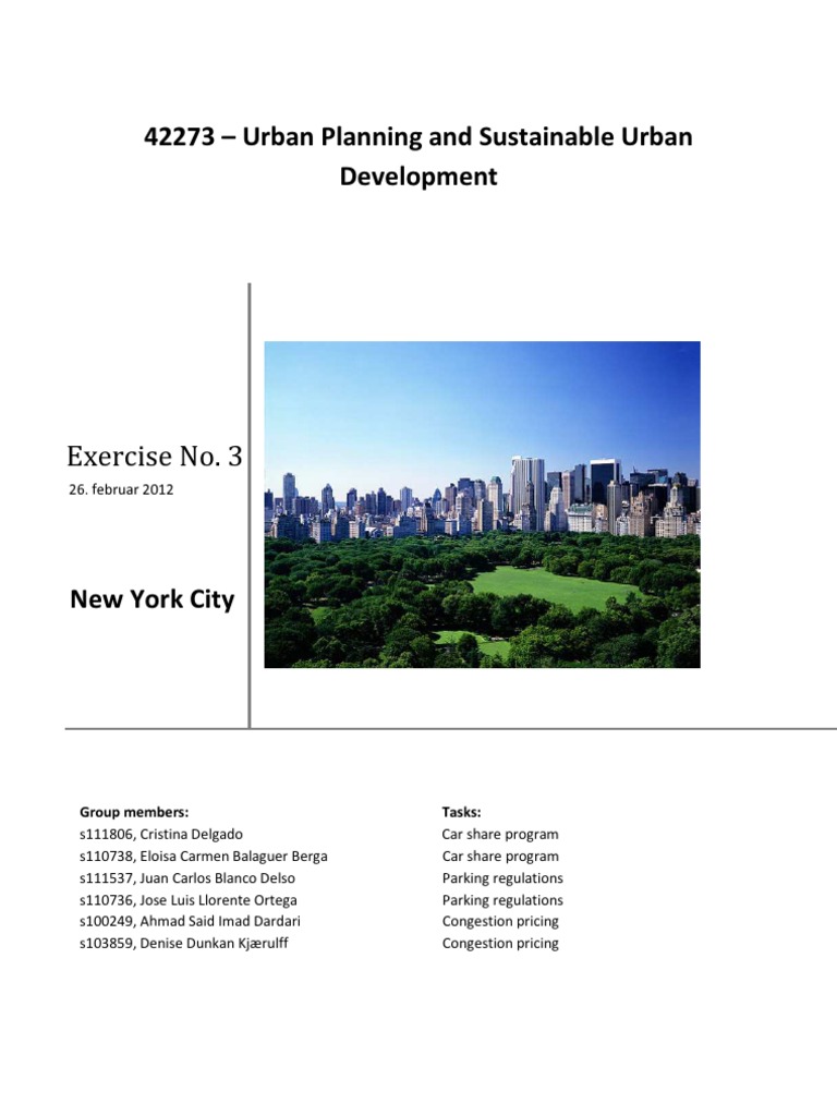 NYC Urban Planning: Car Share & Pricing | PDF | Car | Road Transport