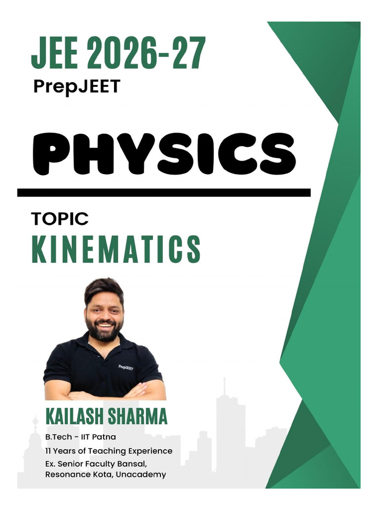 (11th Sheet 02) Kinematics - Rectilinear, Projectile and Relative Motion | PDF | Acceleration ...