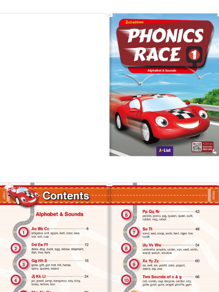 Phonics Race Book 1 | PDF