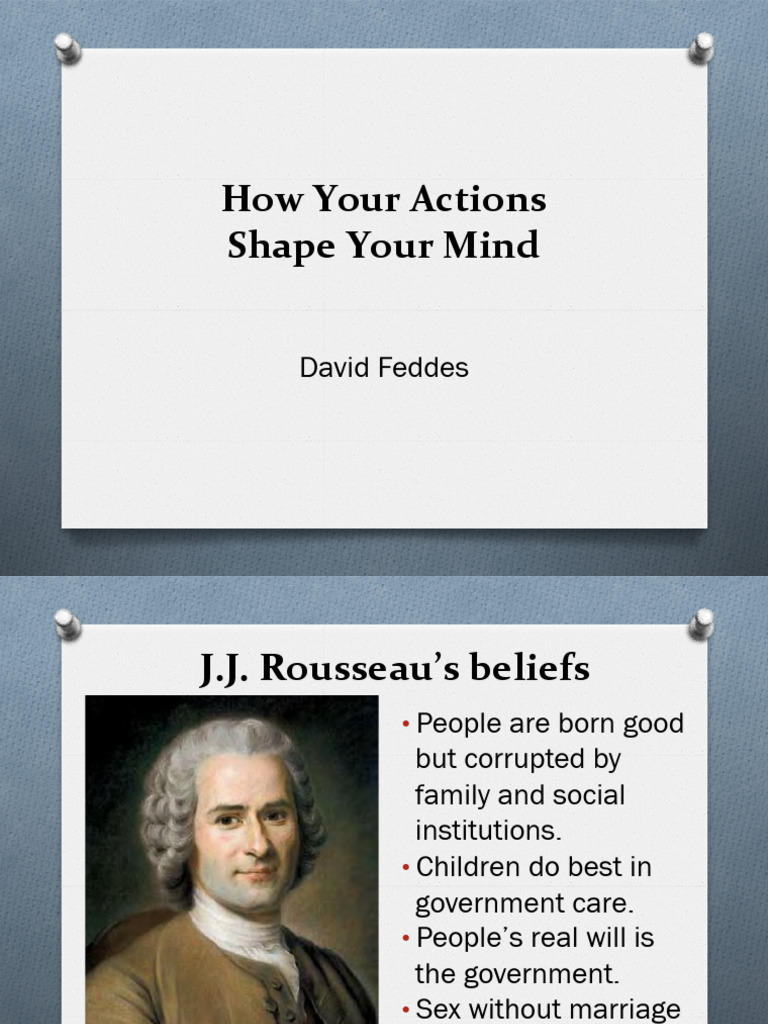 How Actions Influence Mindset | PDF | Theology | Religious Belief And ...